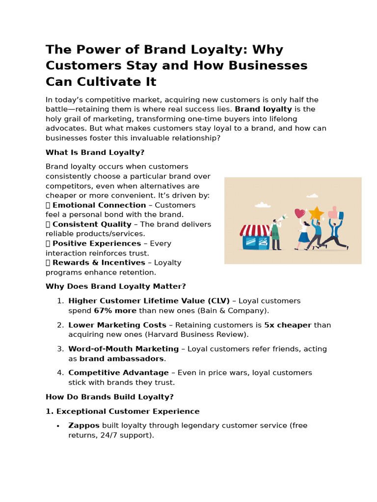 The Power of Brand Loyalty | PDF | Brand | Business Process