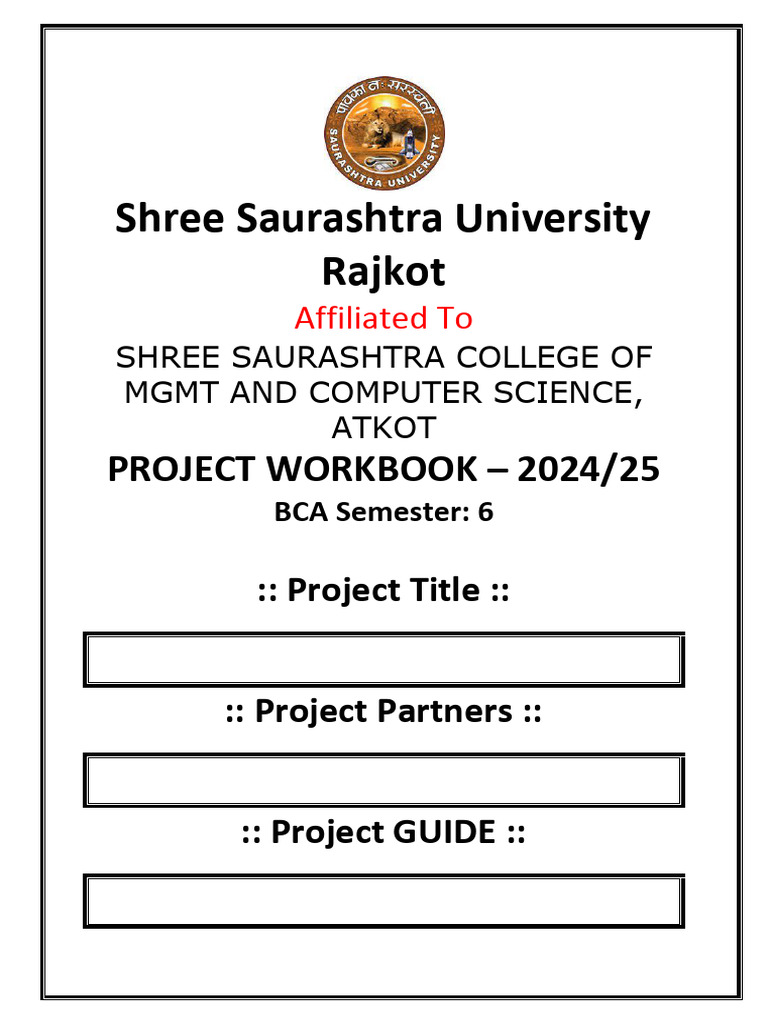 03 Project WORK Book-SPS (1) | PDF