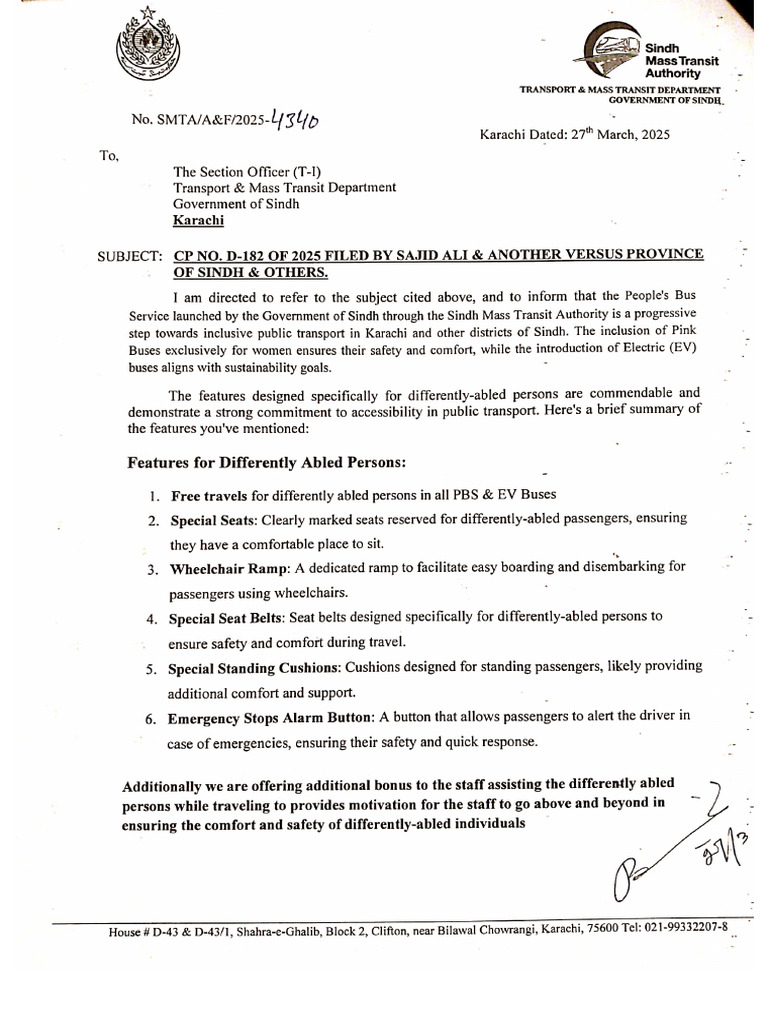Cp No d 182 of 2025 Filed by Sajid Ali | PDF