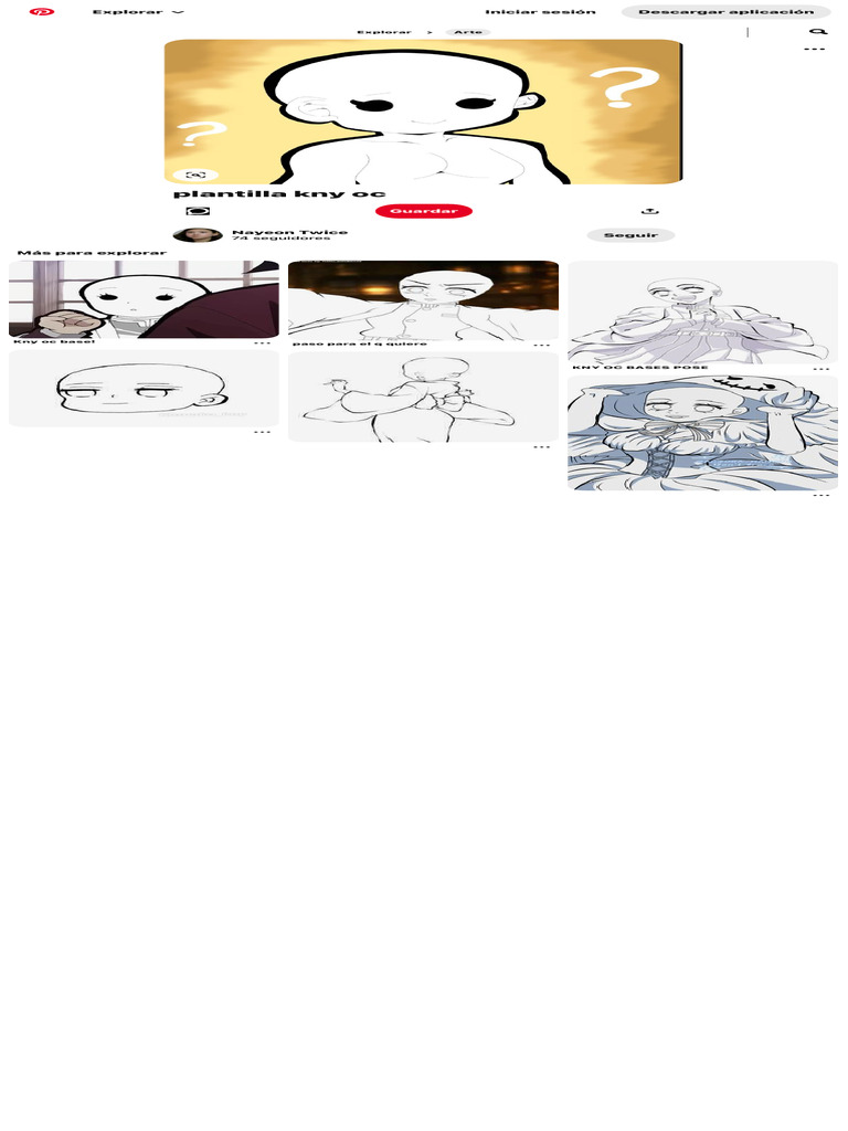 Plantilla Kny Oc | PDF