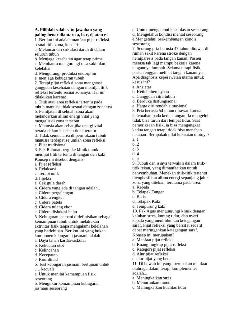 Soal Psaj Komplementer | PDF