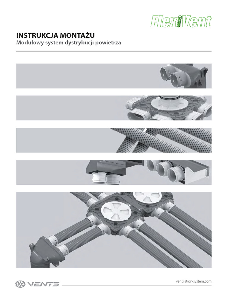 Instrukcja Montazu Flexivent (Produkty-251) | PDF