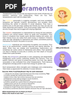 Four Temperaments: Traits & Insights | PDF | Temperament ...