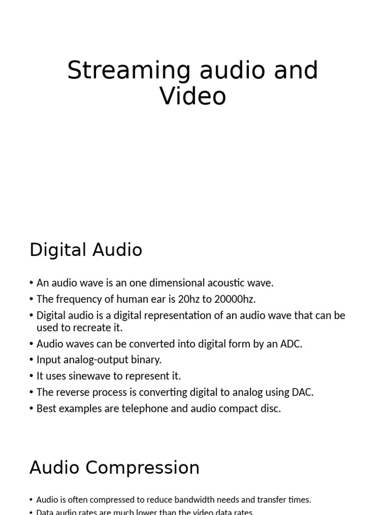 Digital Audio and Video Compression Techniques | PDF | Data Compression | Digital Audio