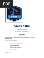 Concept Chart For Civic Issues | PDF | Social Science
