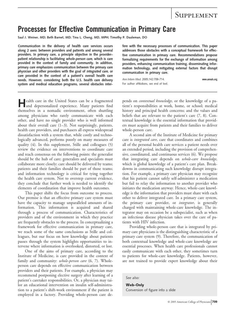 document | PDF | Primary Care | Health Care