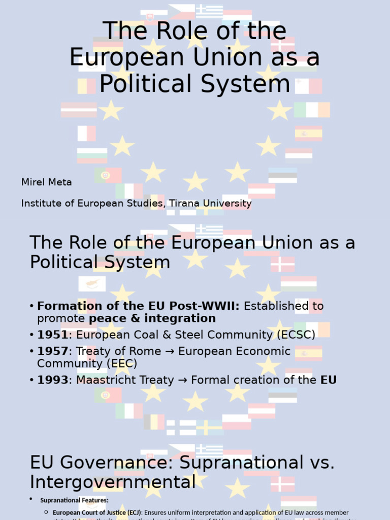 EU's Political System (Mirel Meta) | PDF | European Union | European ...