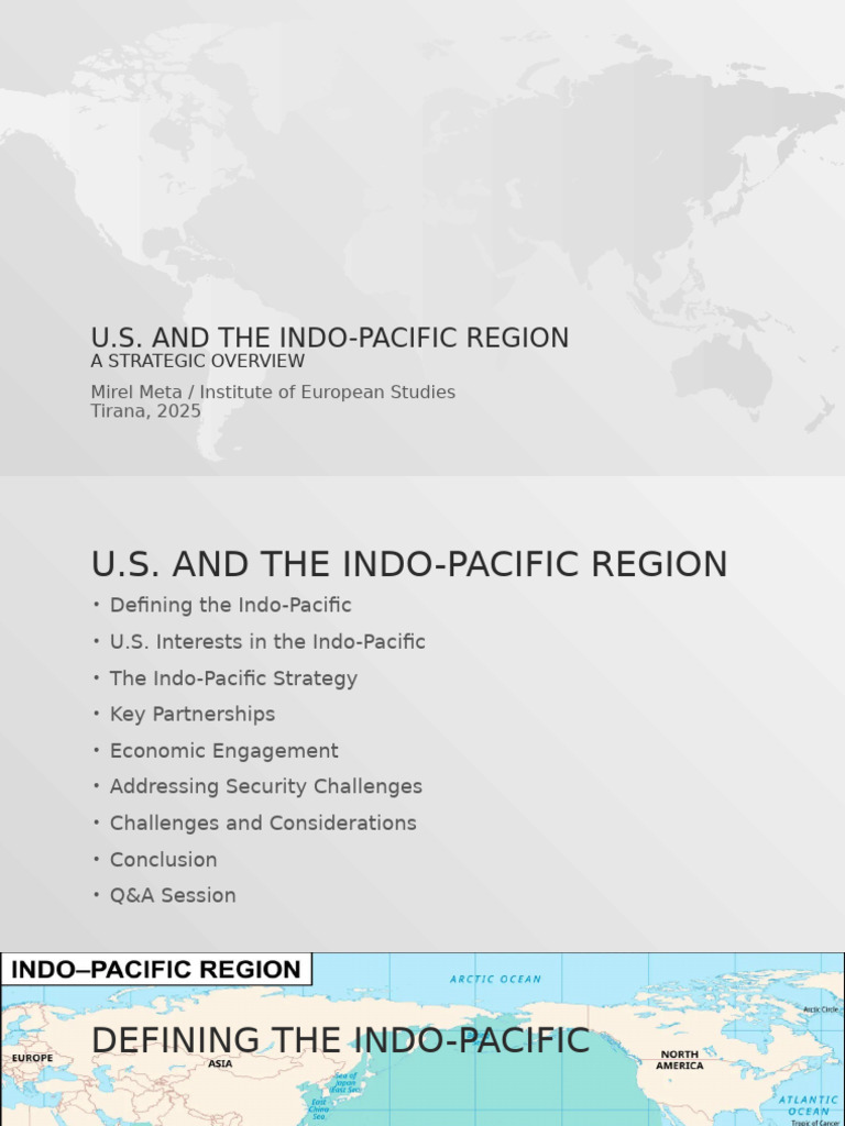 U.S. Strategy in the Indo-Pacific Region | PDF | Global Politics ...