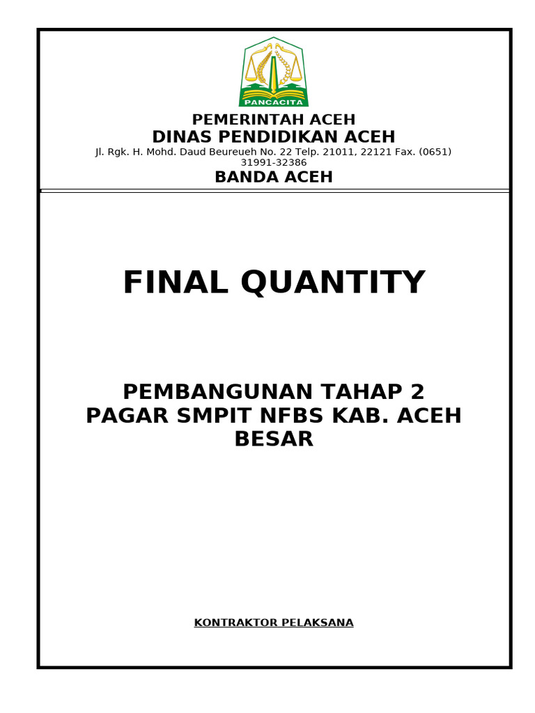 Cover Final Quantity | PDF
