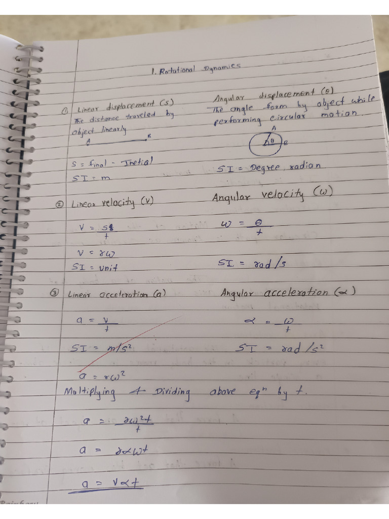 Rotaion Dynamics | PDF