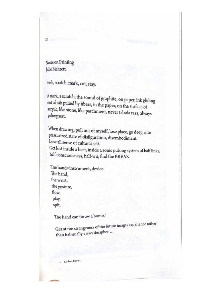 Notes On Painting | PDF