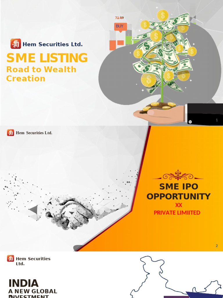 SME IPO | PDF | Valuation (Finance) | Securities (Finance)