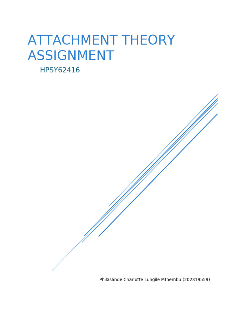 Understanding Attachment Theory and Styles | PDF | Attachment Theory ...