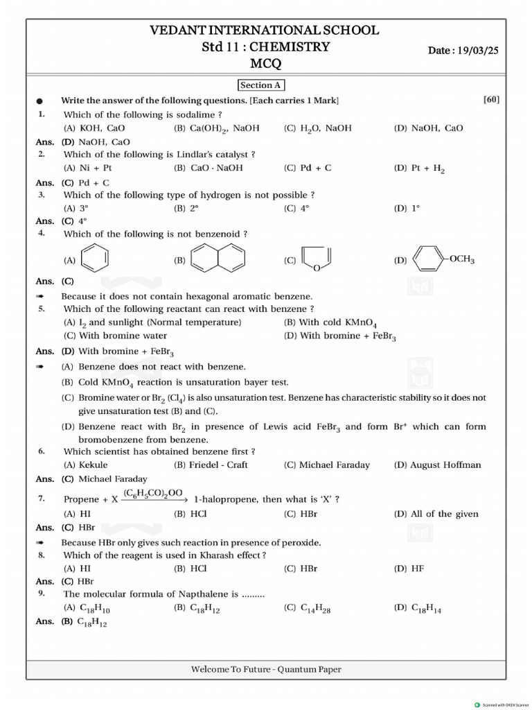 MCQ - D19 Mar 2025 | PDF