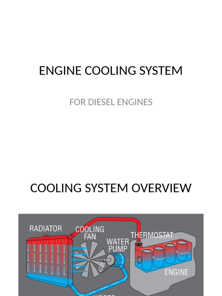 Diesel Engine Cooling System Overview | PDF
