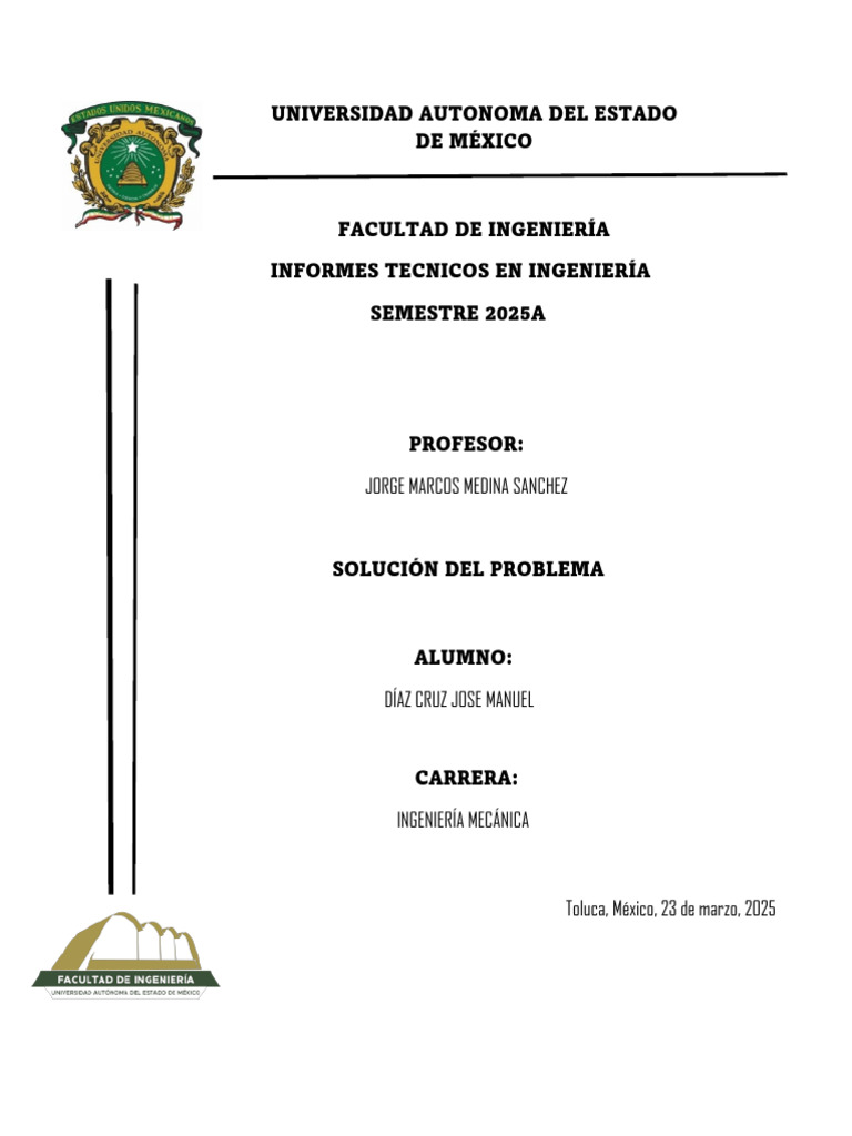 Solucón Del Problema | PDF