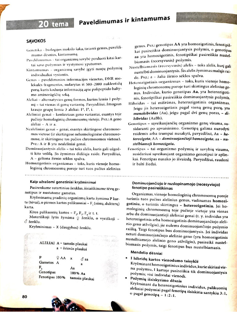Genetika 11kl | PDF