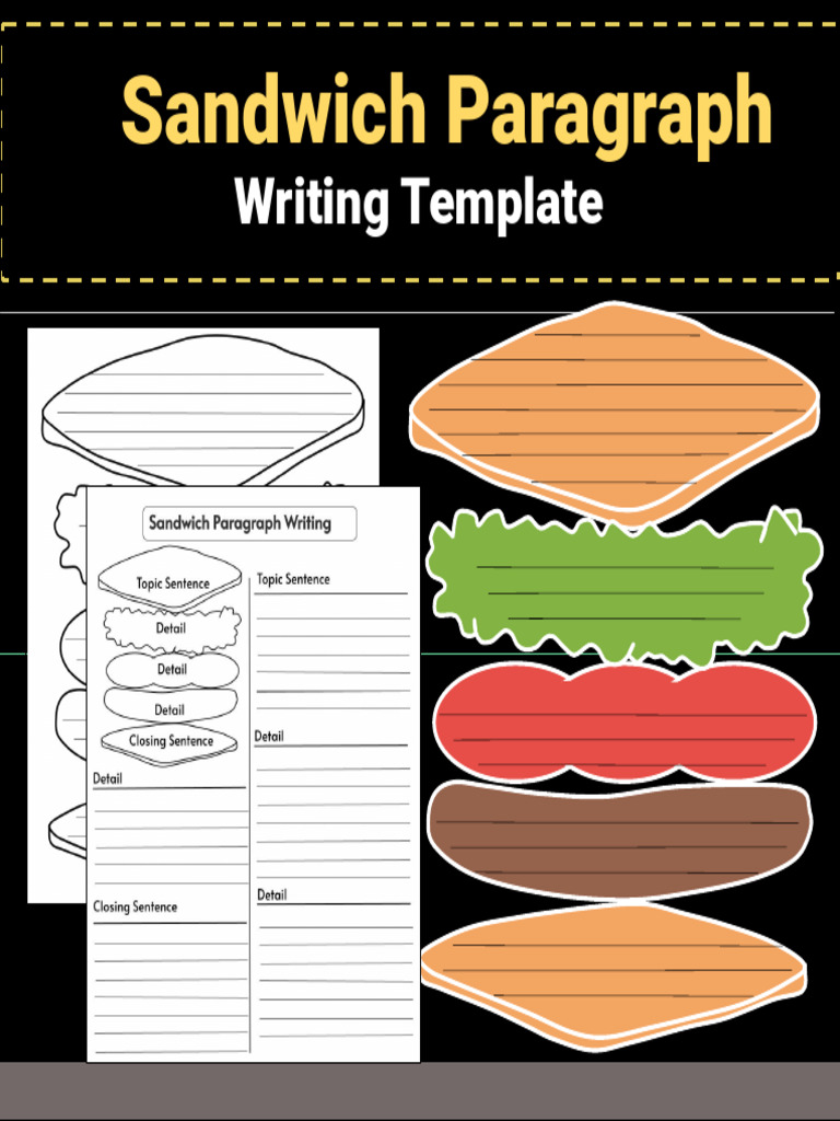 Sandwich Paragraph: Writing Template | PDF