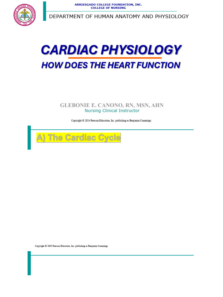 Cardiac Physiology and Electrocardiography | PDF | Electrocardiography ...