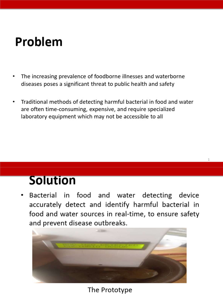 Real-Time Bacterial Detection Device | PDF