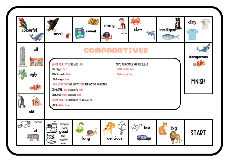 comparatives board game | PDF
