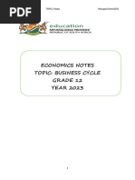 Economics Grade 12 Notes | PDF | Economies | Economics