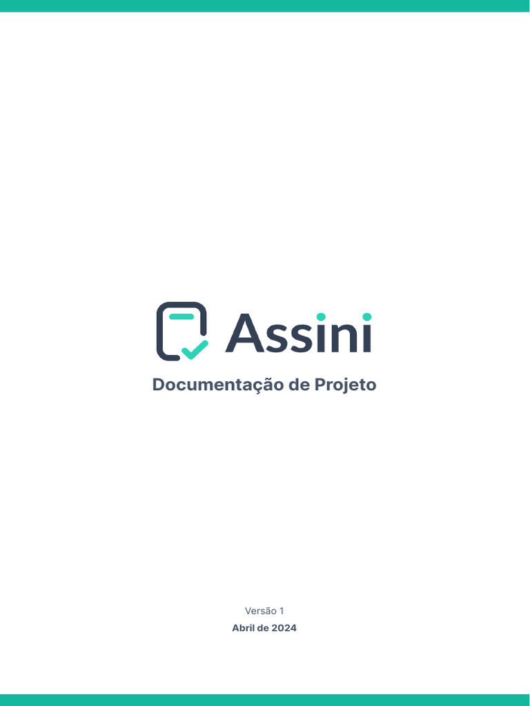 Documentação do Projeto Assini | PDF | Design da interface do usuário ...