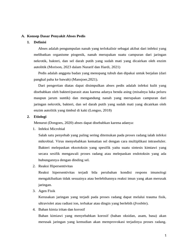 LP Abses Pedis | PDF