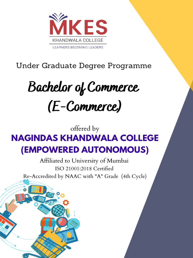 B.Com E-Commerce Syllabus Overview | PDF | E Commerce | Logistics