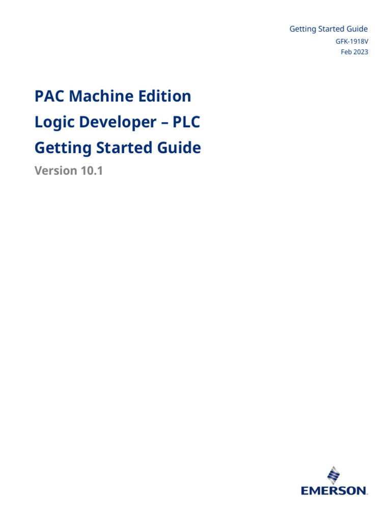 GFK-1918V-PME-10-1-GSG | PDF | Programmable Logic Controller | Parameter (Computer Programming)