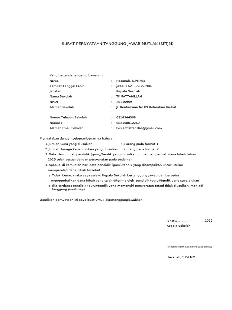 Form SPTJM SMP | PDF