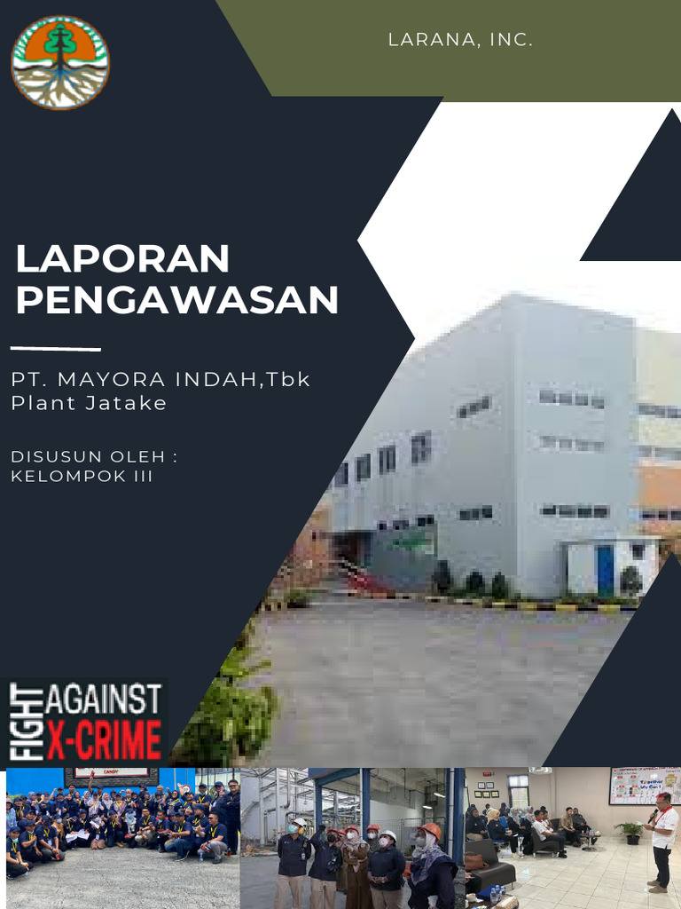 Laporan Pengawasan Plant Jatake Mayora | PDF