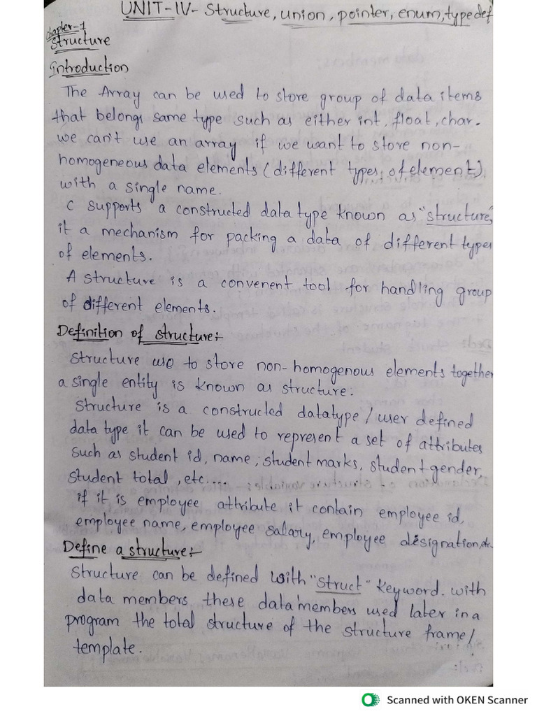 Unit 4 C Programming Language | PDF