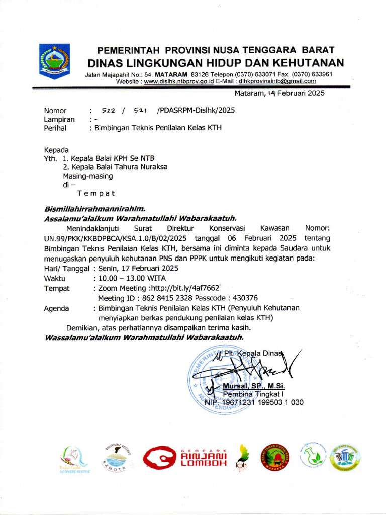 20.bimbingan Teknis Penilaian Kelas KTH | PDF