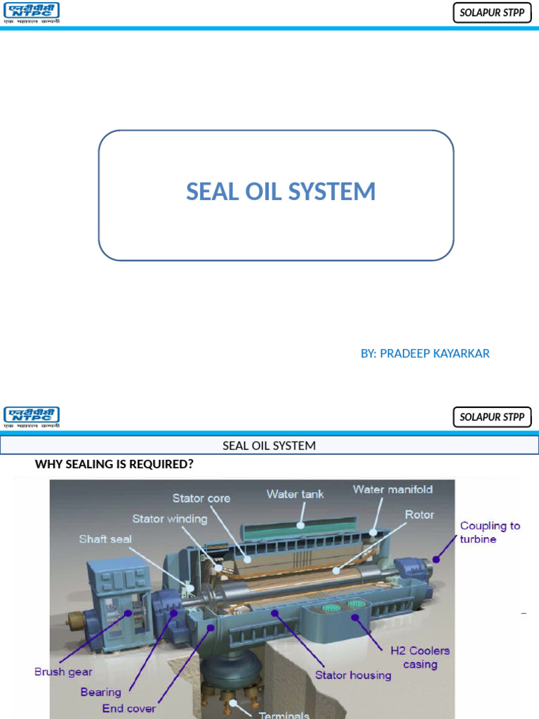 Seal Oil System Overview for STPP | PDF | Pump | Vacuum