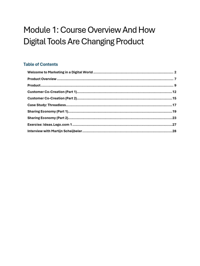 MBA 545 MOOC2 Module 1 Word Transcript | PDF | Brand | Sharing Economy