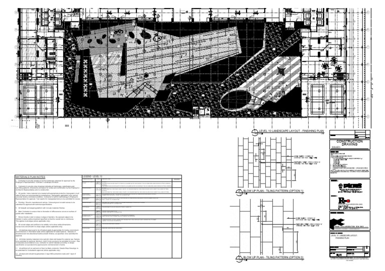 Level 10 Landscape Finishing Plan | PDF