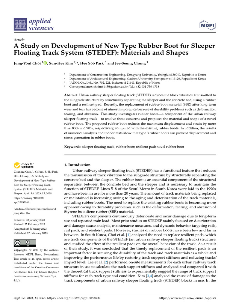 A Study on Development of New Type Rubber Boot For | PDF | Stress ...