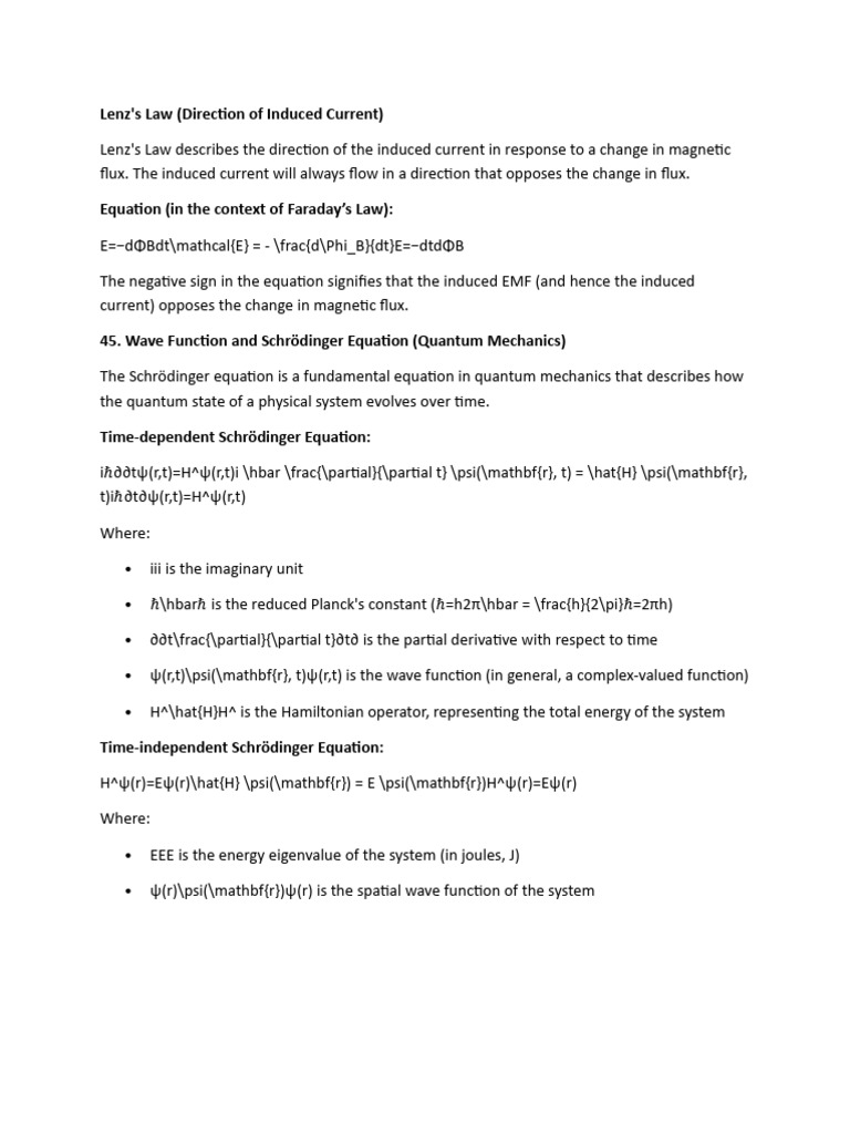 Lenz's Law and Induced Current Direction | PDF