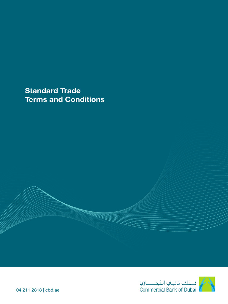 Standard Trade Terms & Conditions Guide | PDF | Indemnity | Banks