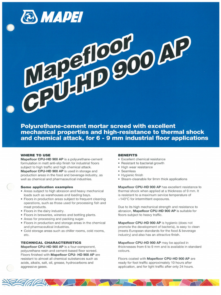 Mapefloor CPU-HD 900 AP | PDF