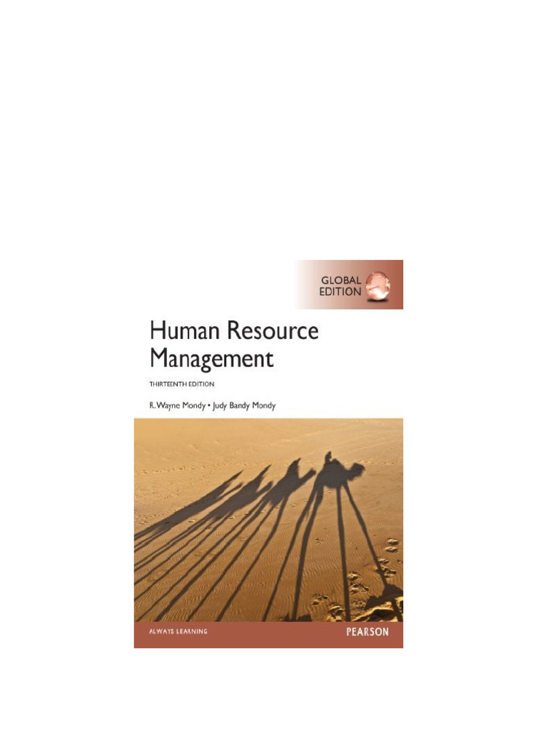 Human Resource Management 13th Global Edition by R. Wayne Mondy PDF Download | PDF | Cost Of ...
