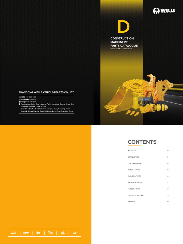 WELLE Engineering Machinery Parts | PDF