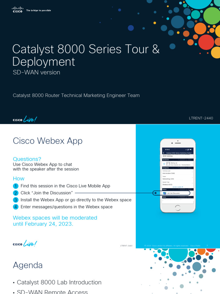 LTRENT-2440-Catalyst 8000 Tour Et Deployment | PDF | Router (Computing ...
