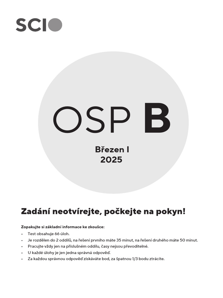 OSP NSZ 2024 2025 T4 Varianta B | PDF