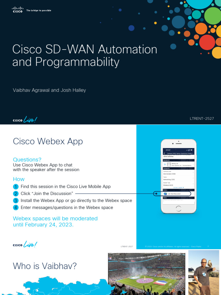 Cisco SD-WAN Automation Overview | PDF | Communications Protocols ...