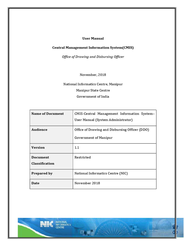 CMIS_Manual | PDF | Tax Deduction | Salary