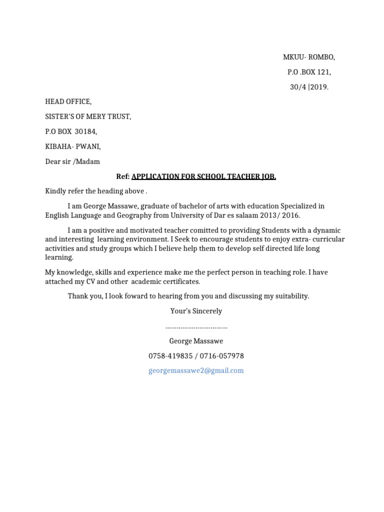 Letter, (George) | PDF