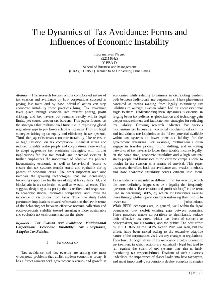 Rudranarayan Nayak TL CIA III LR With Citations | PDF | Taxes | Tax Avoidance