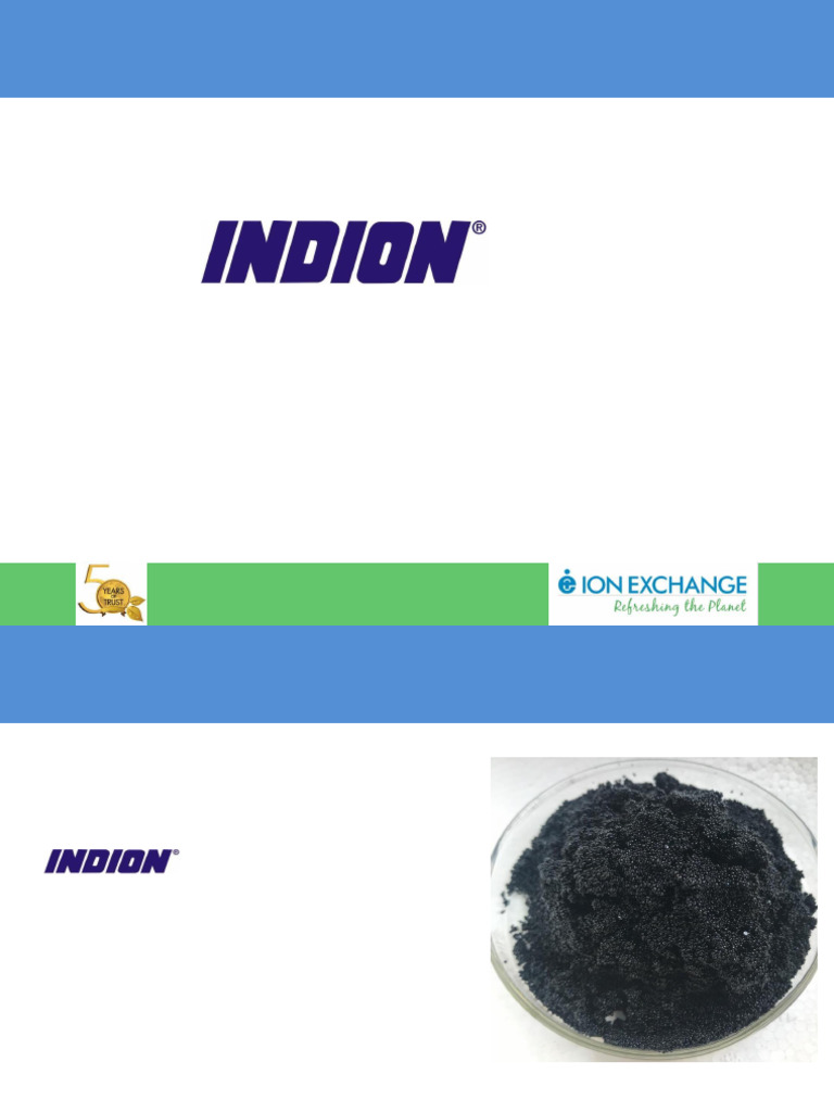 Iron Removal with INDION ISR Resin | PDF | Iron | Water